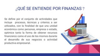 Clasificación de las finanzas | PPTX