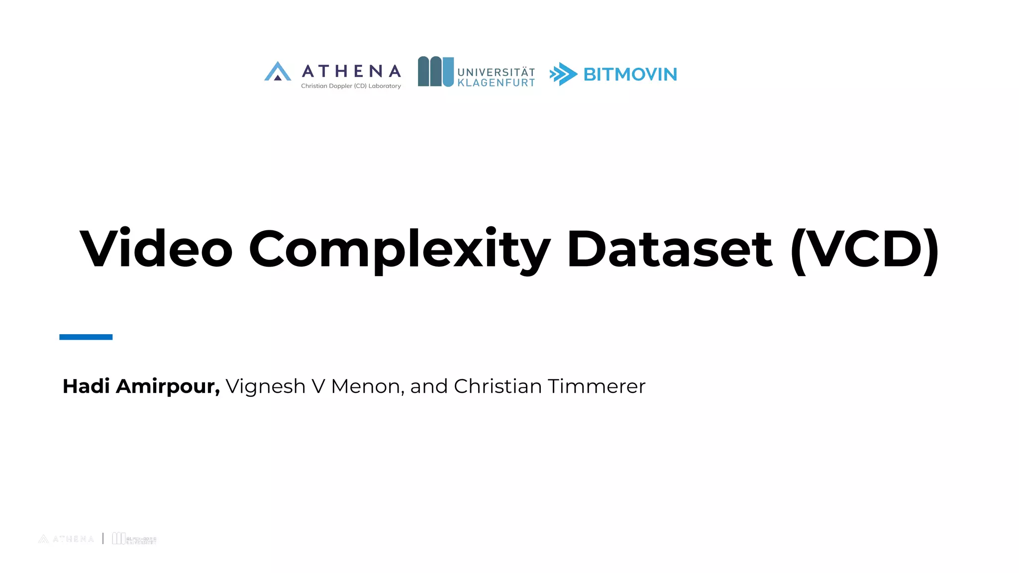 Video Complexity Dataset (VCD).pdf | Video Software | Computer Software and Applications