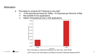 Video complexity analyzer (VCA) for streaming applications | PPT