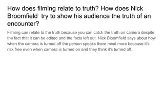 Factual programme review | PPTX