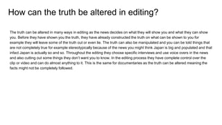 Factual programme review | PPTX