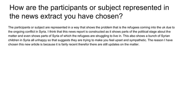 Factual programme review | PPTX