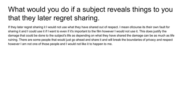 Factual programme review | PPTX