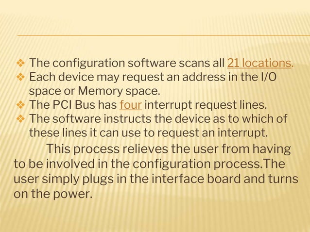 PCI bus | PPT