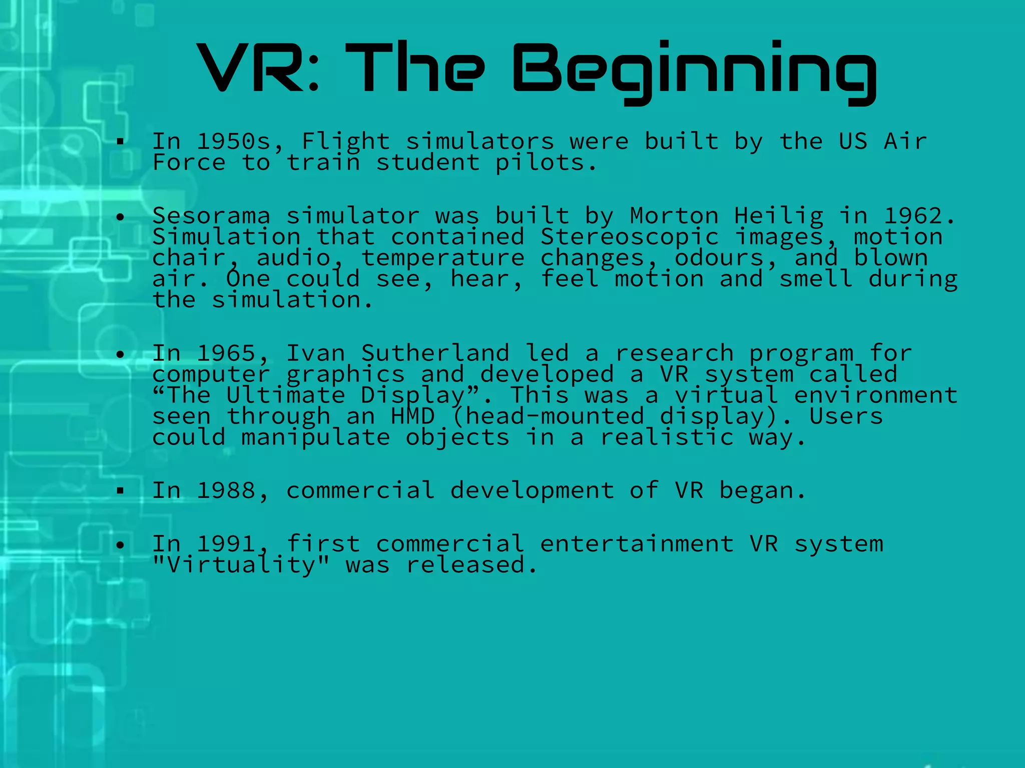 Virtual Reality | PPT