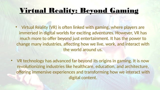 Virtual Reality: The ethics of Artificial Intelligence. | PPTX