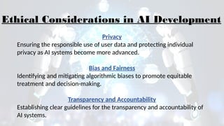 Virtual Reality: The ethics of Artificial Intelligence. | PPTX