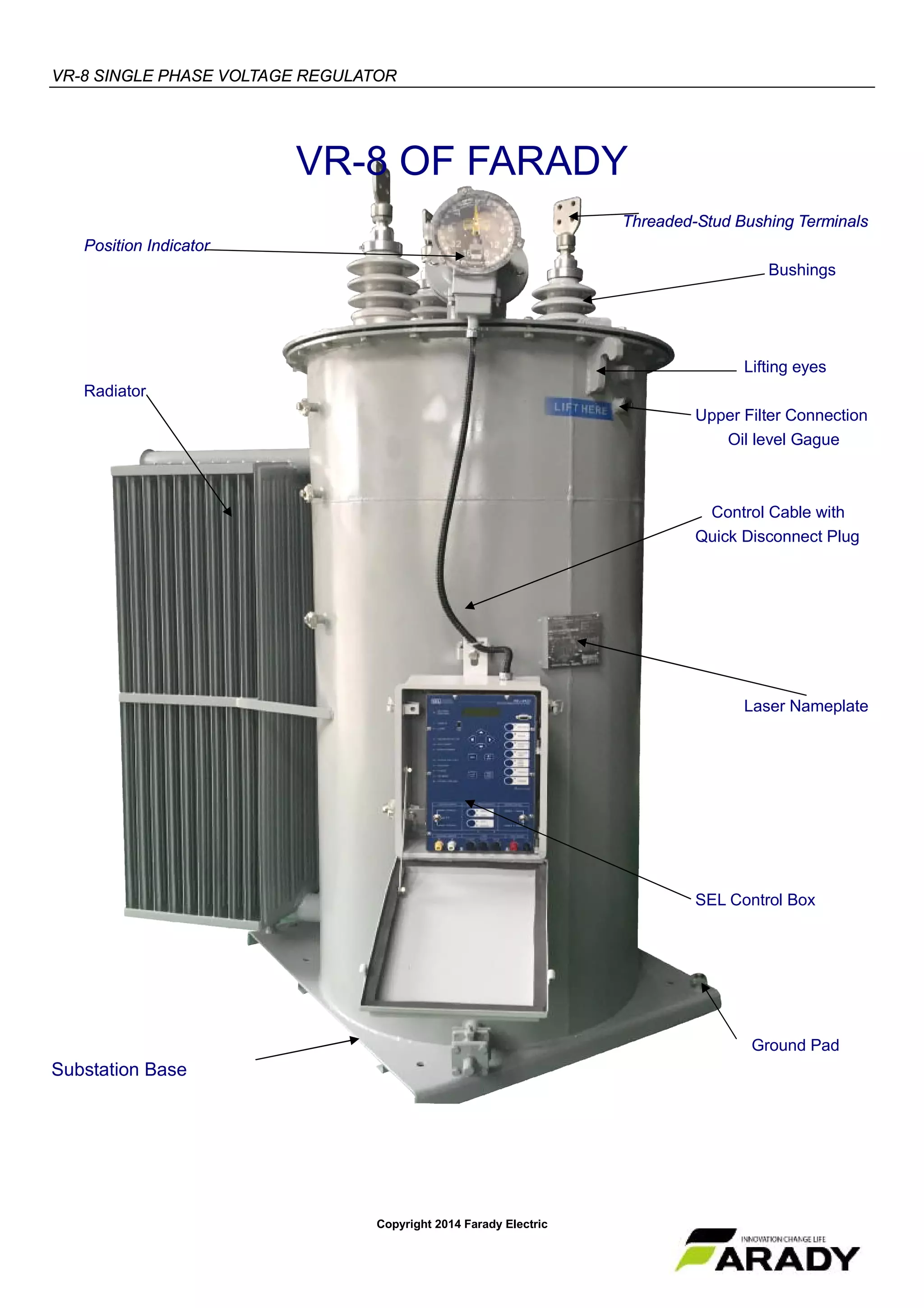 VR-8 step voltage regulator | PDF