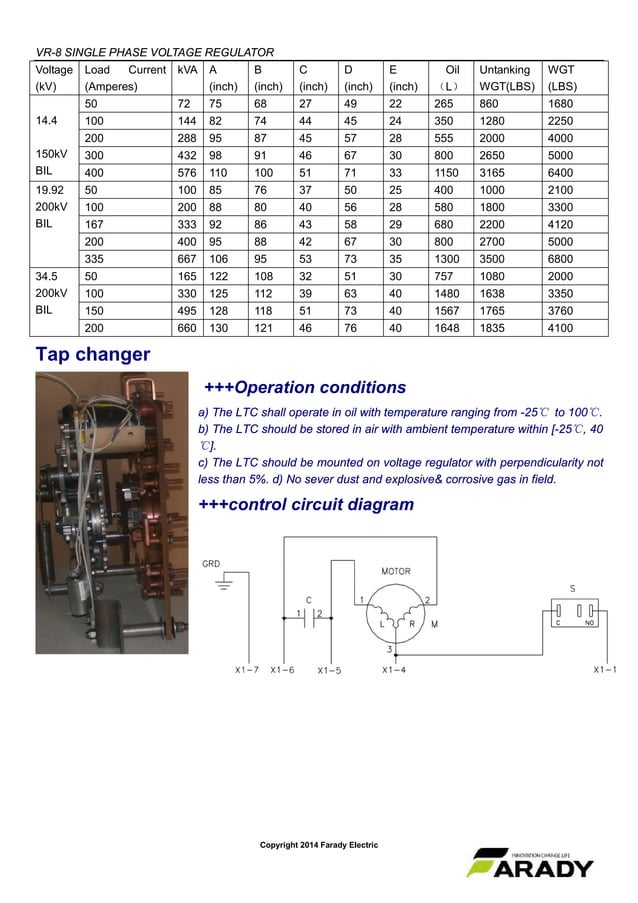VR-8 step voltage regulator | PDF