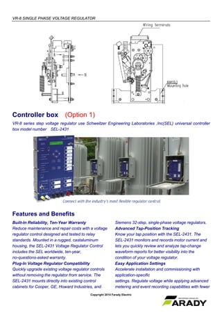 VR-8 step voltage regulator | PDF
