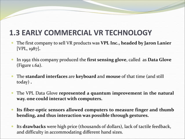 Introduction to Virtual Reality | PPT