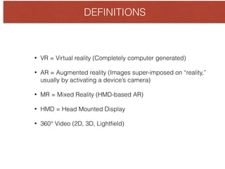 Beginners Guide to Learning with VR & AR Technologies | PDF