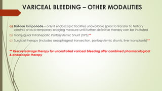 Upper gi bleeding | PPTX