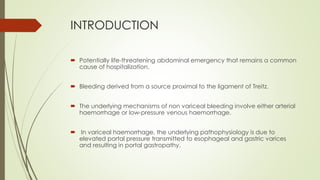 Upper gi bleeding | PPTX