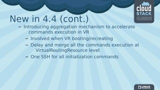 Virtual Router in CloudStack 4.4 | PPT