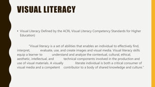 Visual Literacy in the Context of Social Media, Michalle Gould | PPT