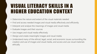 Visual Literacy in the Context of Social Media, Michalle Gould | PPT