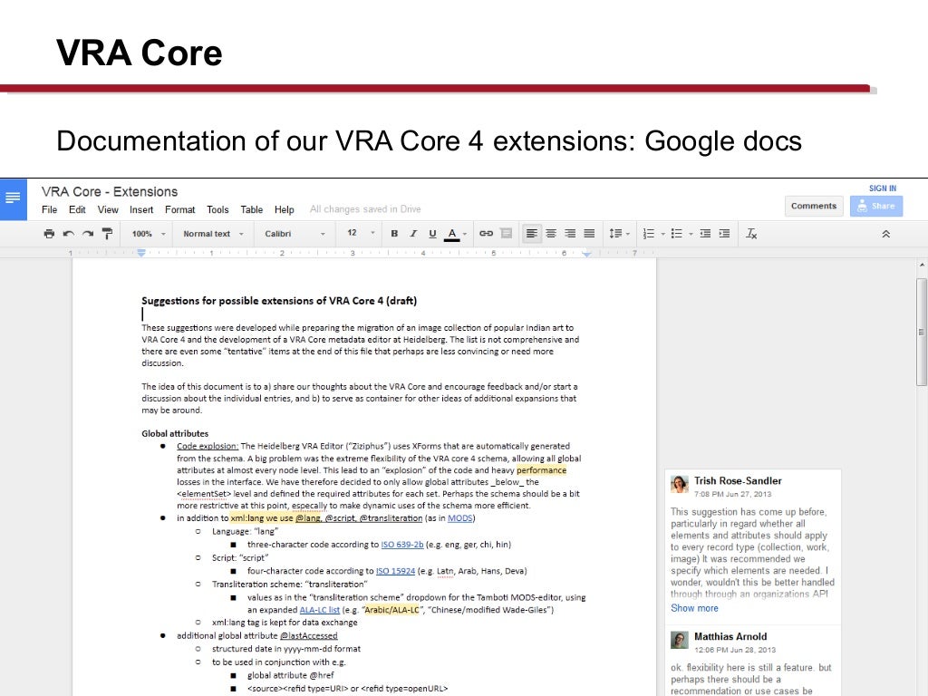 VRA Core 4 in Transcultural Studies - Adopting Core 4 XML in a DH Env…