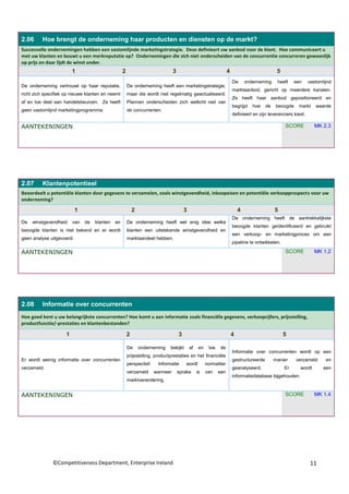 Vragenlijst de Innovatiethermometer - innovation health scan - KvK | PDF