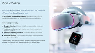 Using VR & AI Pain Abatement Product Vision | PDF
