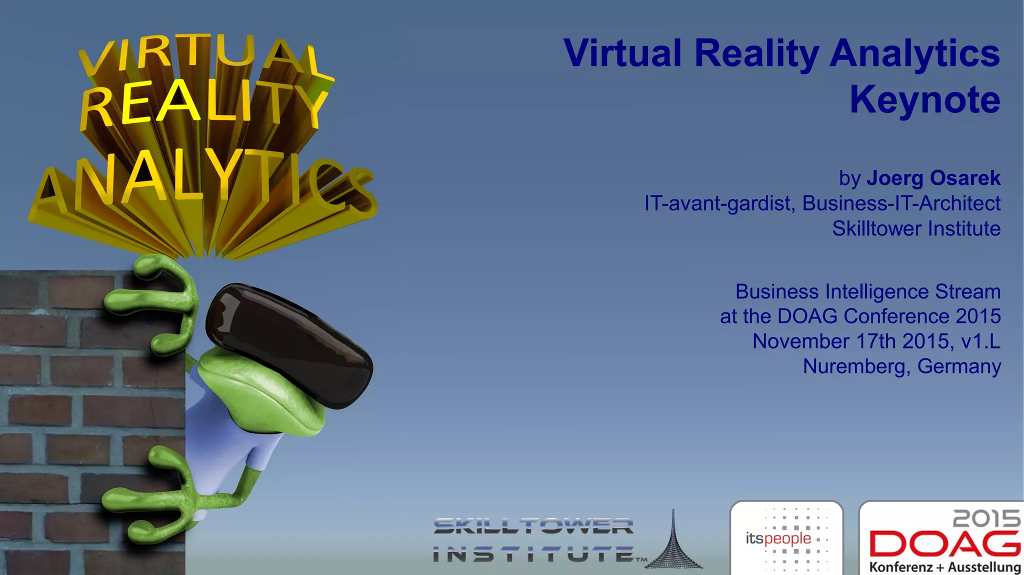 Virtual Reality Analytics | PPT
