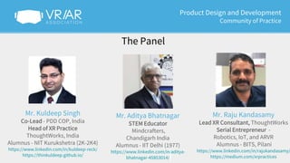 Essentials of XR (ARVR) Product Development | PPT