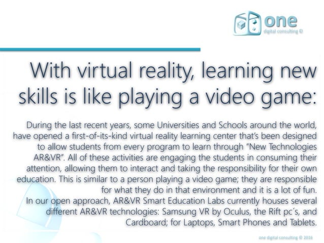 Virtual and Augmented Reality in Education 4.0 | PDF | Augmented Reality | Technology & Computing
