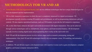 Virtual and Augmented Reality in Current Scenario | PPTX
