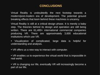 Virtual Reality: A Step into Land of Imagination | ODP | Computer ...