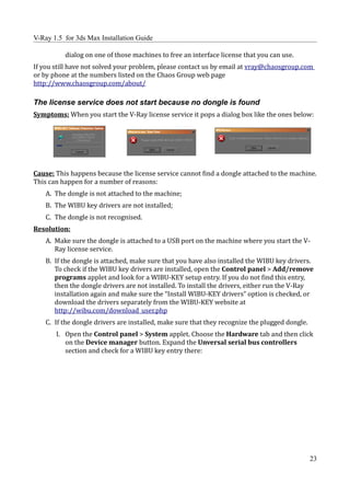 Vray install quick_1_5 | PDF