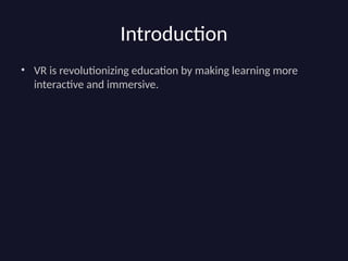 VR_Based_Education_System_Stylized also AR/VR | PPTX