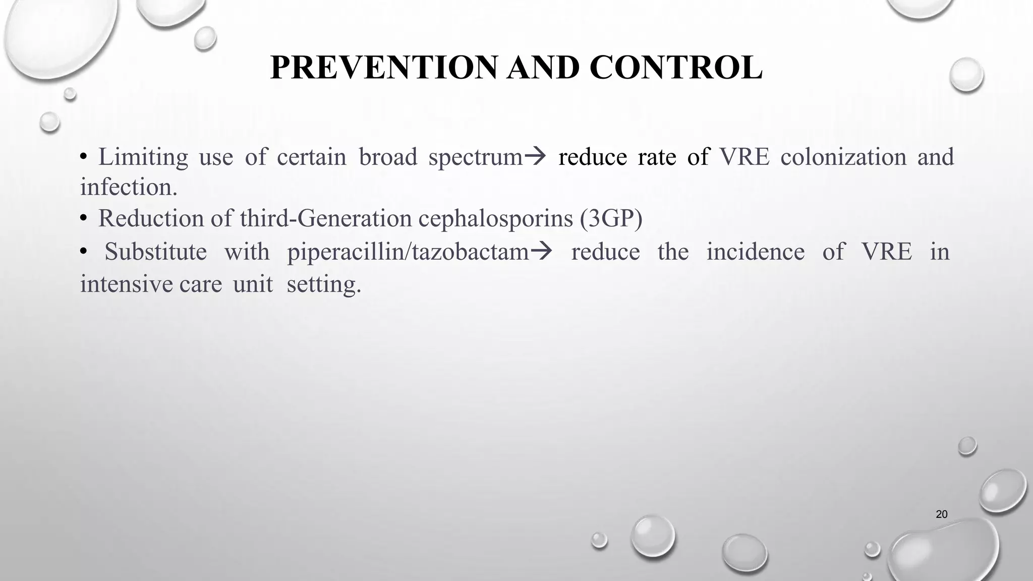 Vancomycin-Resistant Enterococci | PPTX