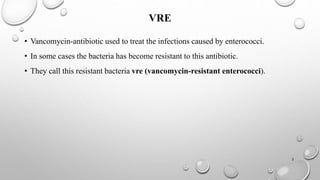 Vancomycin-Resistant Enterococci | PPTX