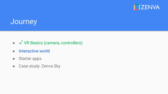 Create Your First VR Educational App with Unity | PPTX