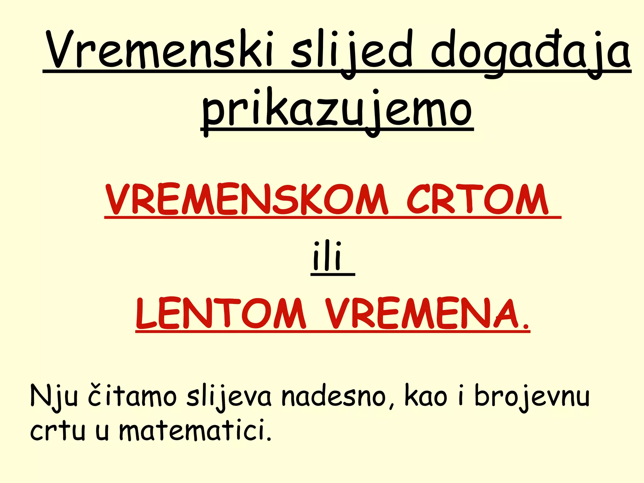 Vremenska crta desetljeće-Maca | PPT