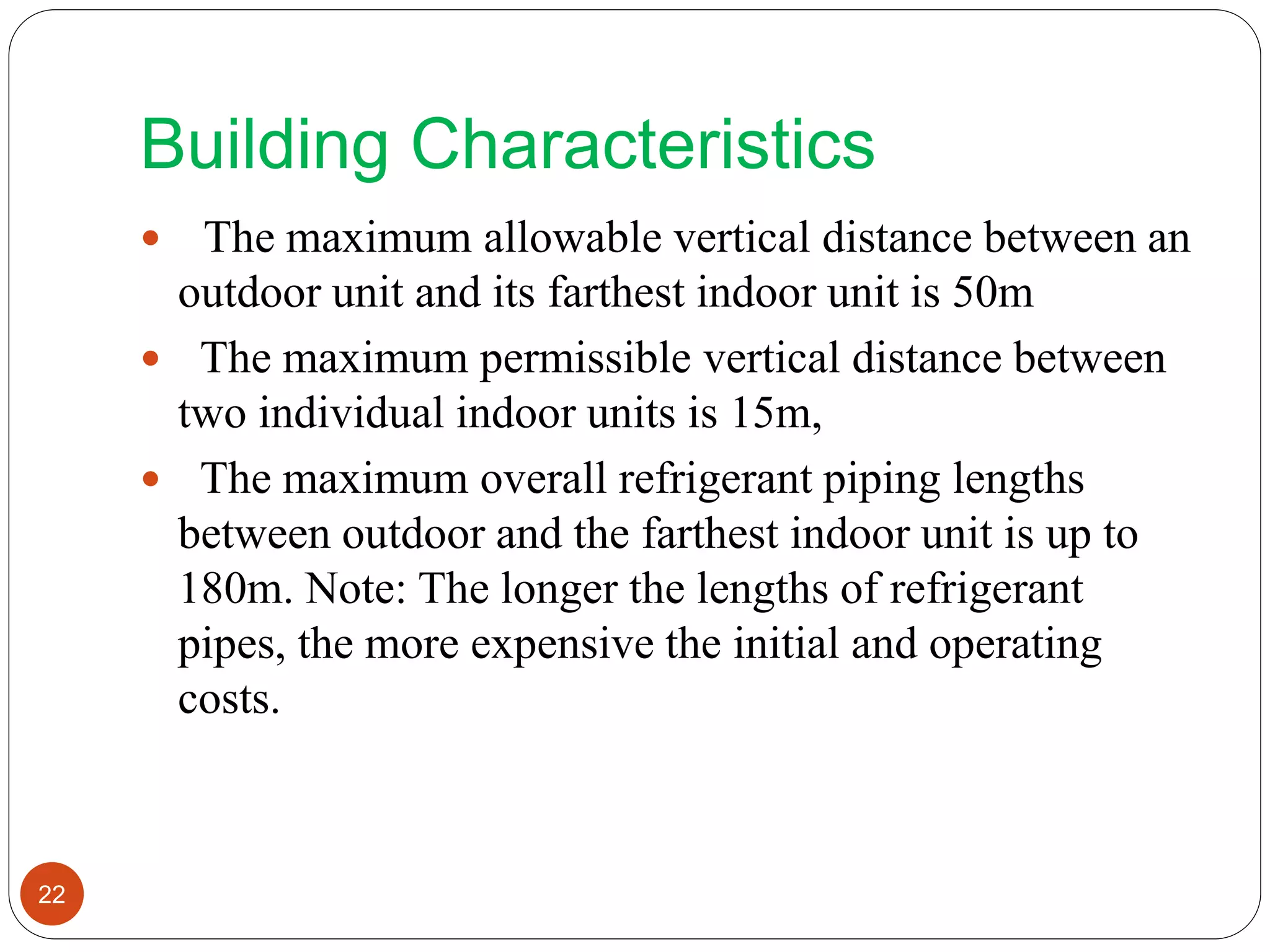 VARIABLE REFRIGERANT FLOW(VRF) ppt | PPTX