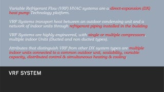 VRF systems & ASHRAE standard-15 (Refrigerant safety standard) | PPT