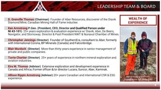 North Arrow Minerals VRIC Booth Presentation | PDF | Commodities | Economy