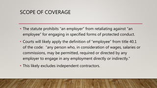 Vriginia whistleblower law | PPT | Free Download