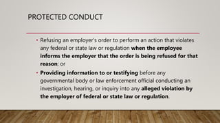 Vriginia whistleblower law | PPT | Free Download