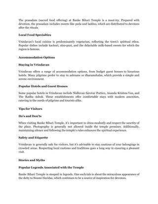 Vrindavan’s Enchanting Heart – The Magic of Banke Bihari Temple.pdf