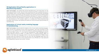 Virtual Reality in Manufacturing | PPT