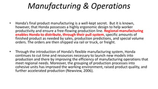 VRIO Honda and general motors | PPTX