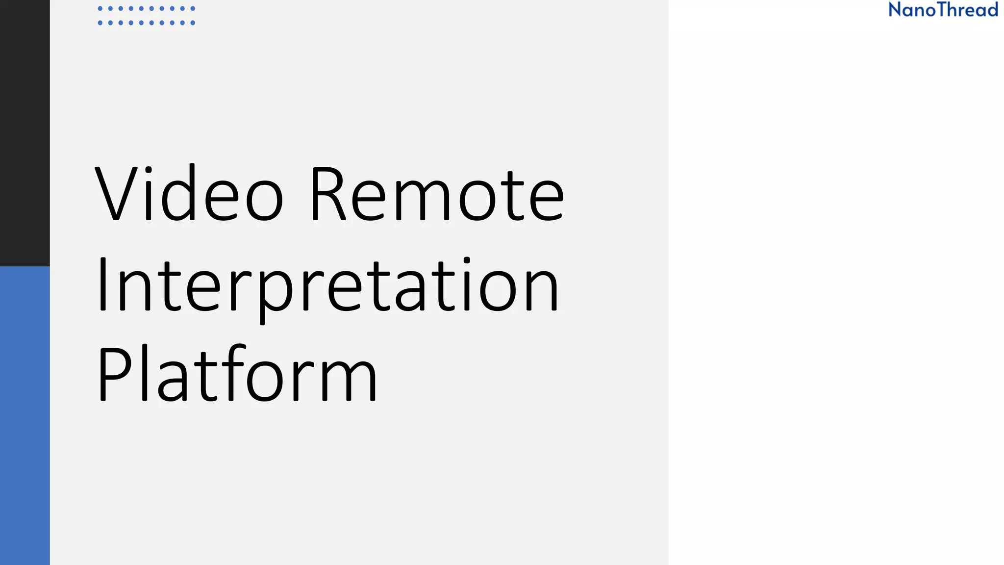 Video Remote Interpreting | PPT | Free Download