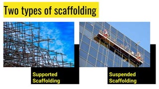 Construction Technology II (Seminar) - Scaffolding | PPTX