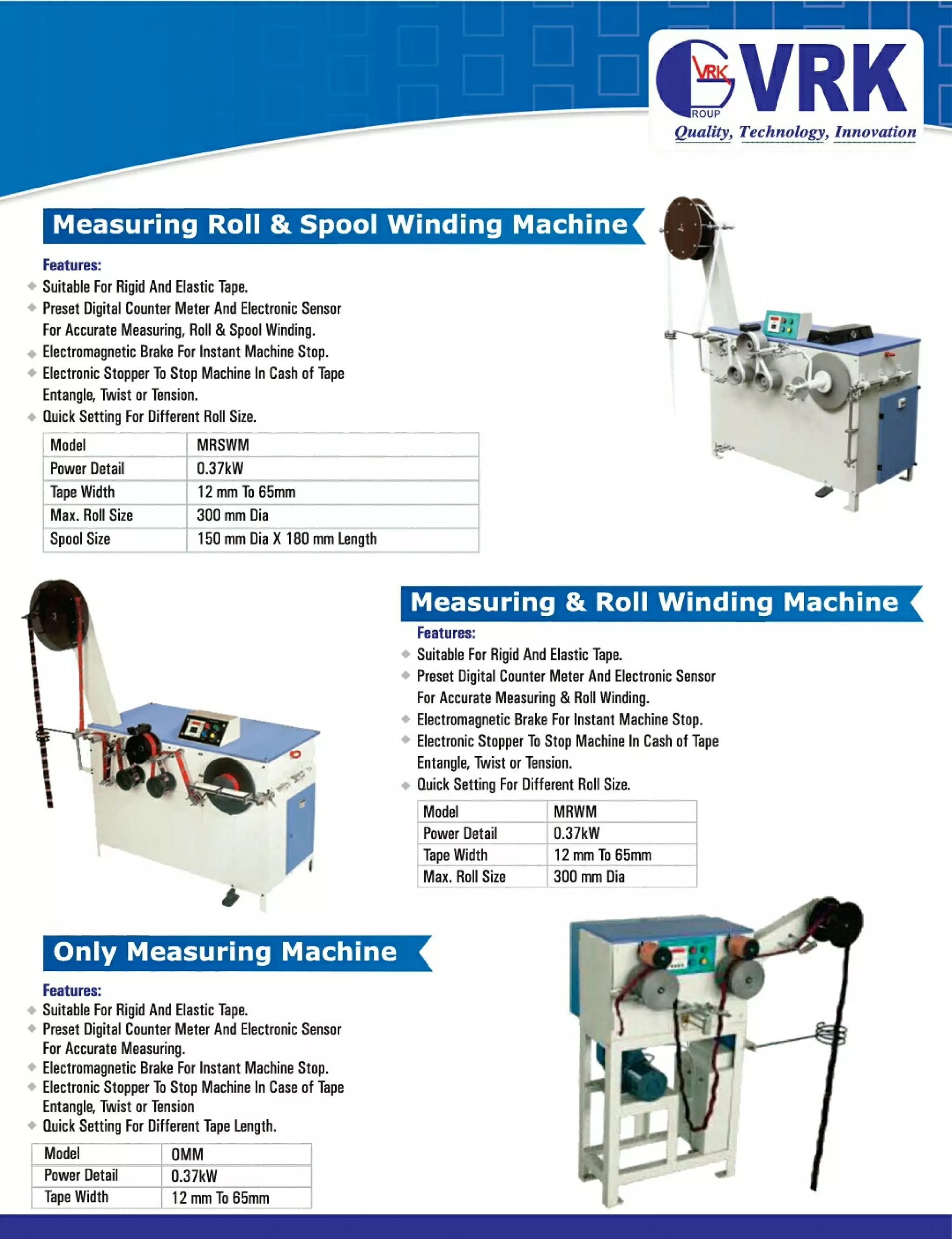 FESTOONING MACHINE AND WARPING MACHINE By VRK Group | PDF