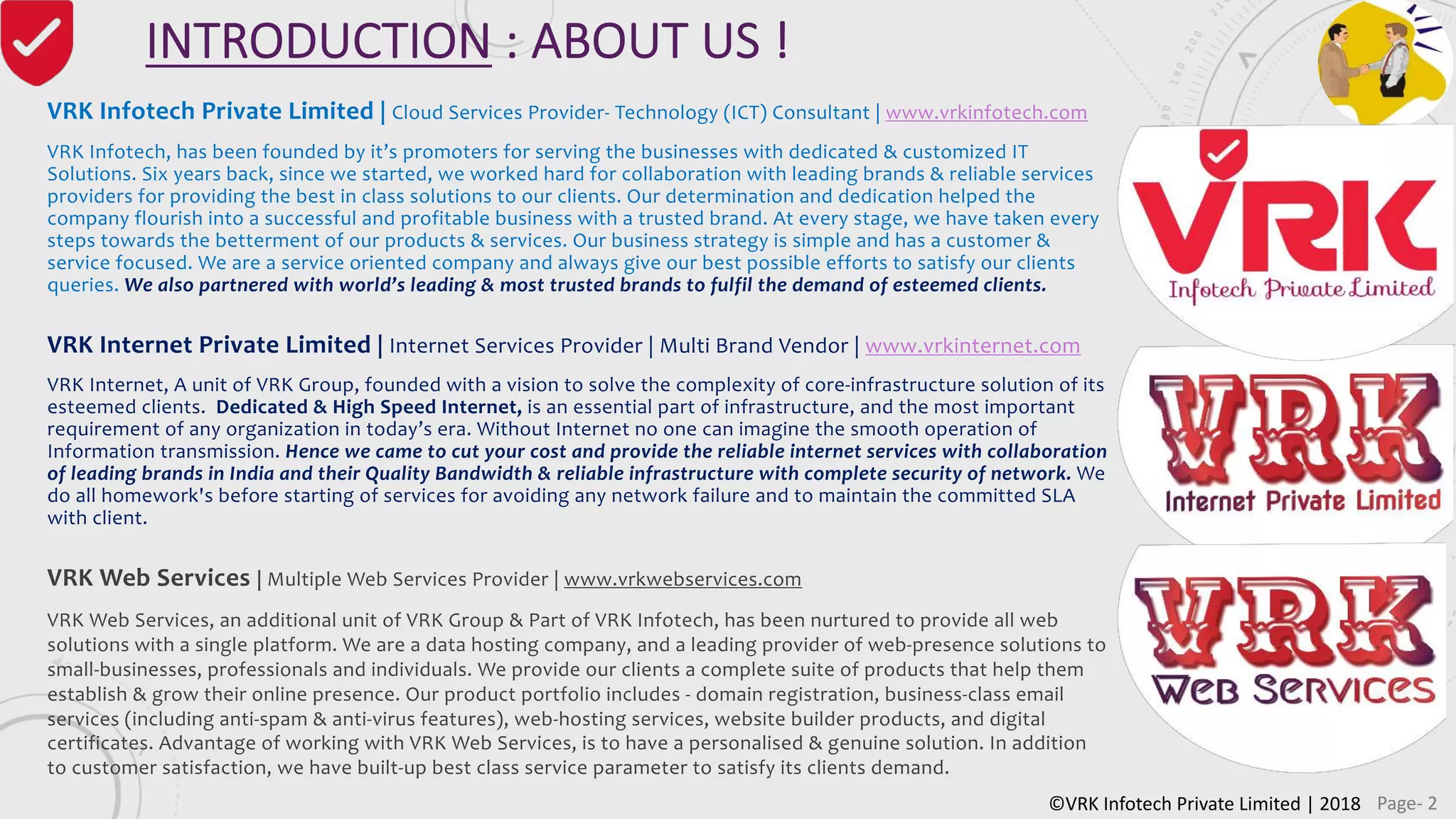 VRK Group_Corporate Presentation_V2.6 | PPT