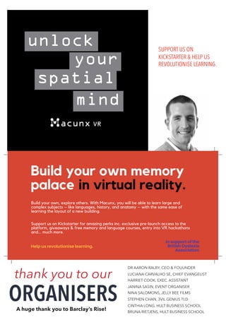 VR for Good Event Programme | PDF | Business Expos & Conferences | Events