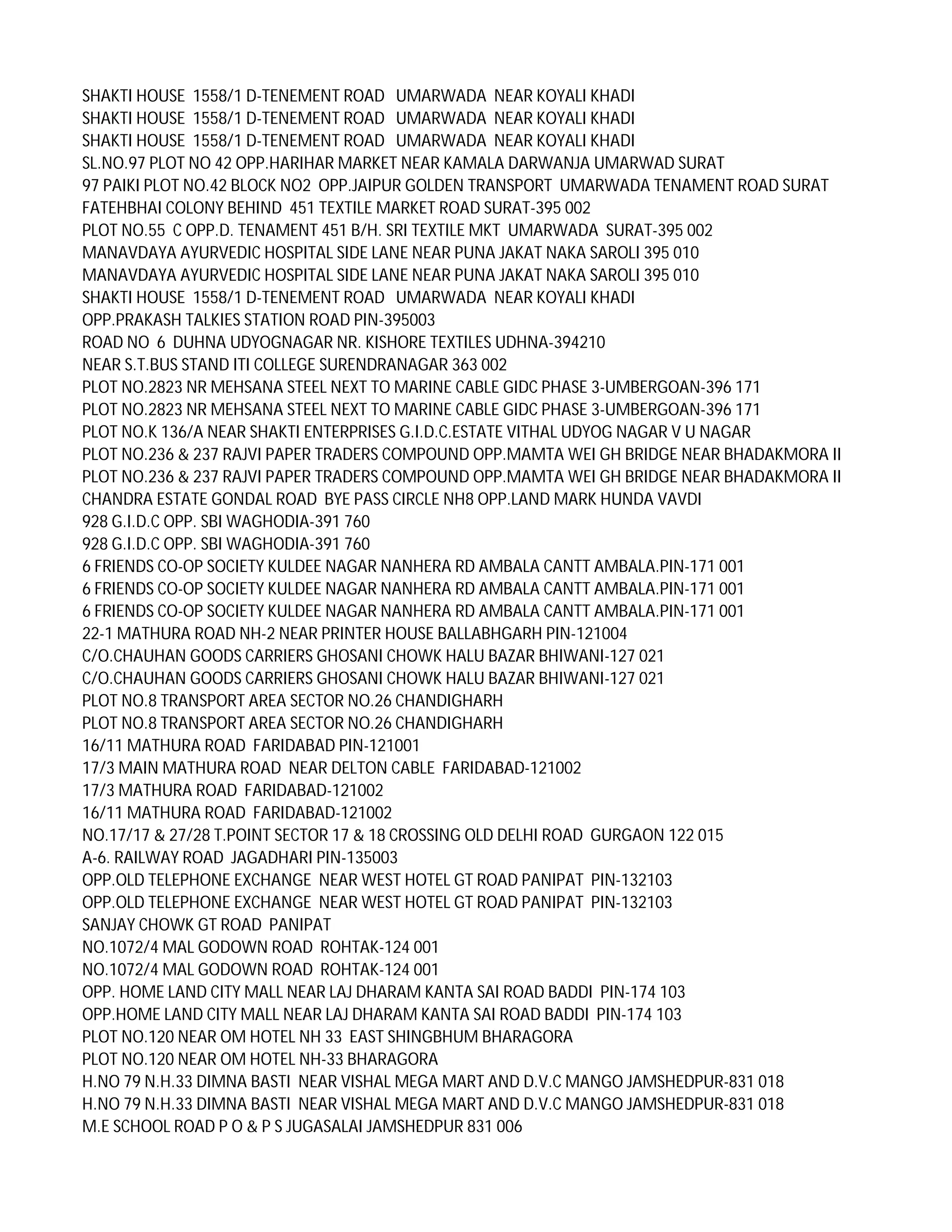 Vrl branch list | PDF