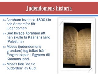 Världsreligionerna judendom | PPTX